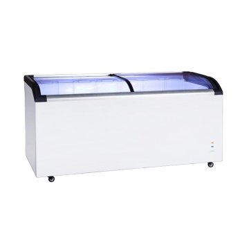 Easy-Maintainable 700L Chest Freezer with Glass Door for Convenience Stores